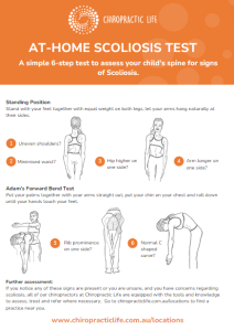 How To Do A Basic Test For Scoliosis At Home - Chiropractic Life